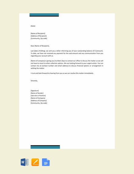 Reminder Letter 26 Examples Format Sample Examples