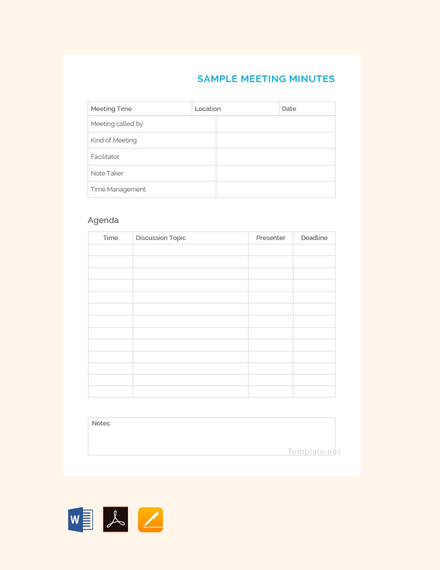 20+ Meeting Minutes Templates - PDF, Word, Google Docs | Examples