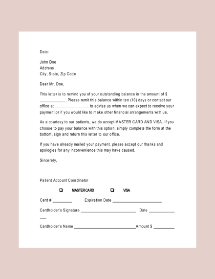 Reminder Letter - 26+ Examples, Format, Sample | Examples