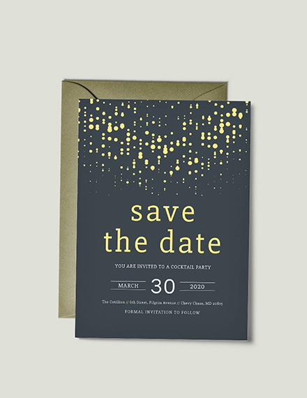 Save the Date Invitation - 19+ Examples, Format, Pdf | Examples