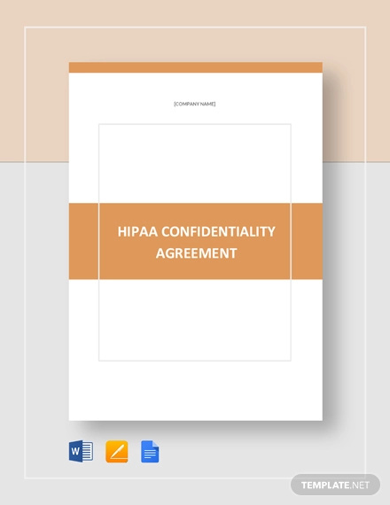 HIPAA Confidentiality Agreement - 10+ Examples, Format, Pdf | Examples
