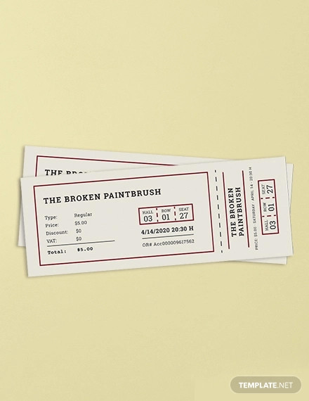 Movie Ticket Invitation 17 Examples Format Pdf Examples