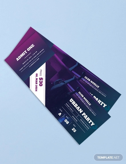Summer Party Ticket 13 Examples Format Sample Examples