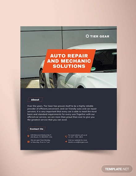 Car Service Flyer - 21+ Examples, Format, Pdf | Examples