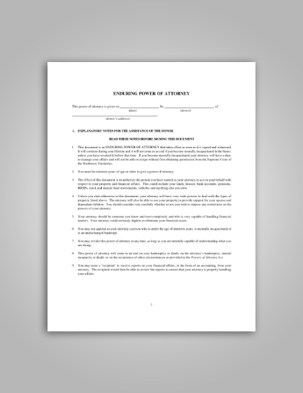Power of Attorney - 18+ Examples, Format, Pdf | Examples
