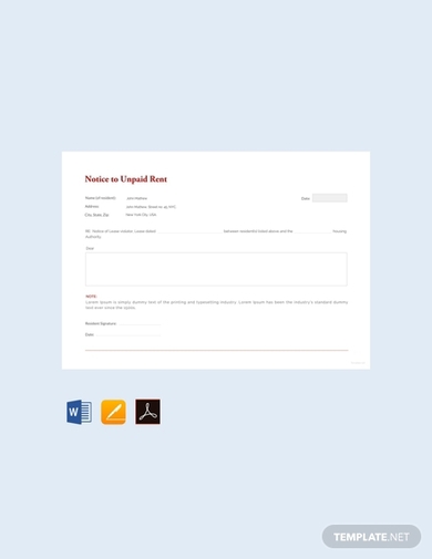 How to Write a Letter of Notice to a Tenant - How to Write a Letter of ...