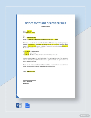 How to Write a Letter of Notice to a Tenant - How to Write a Letter of ...