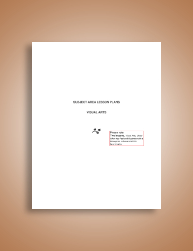 Art Lesson Plan - 10+ Examples, Format, Pdf | Examples