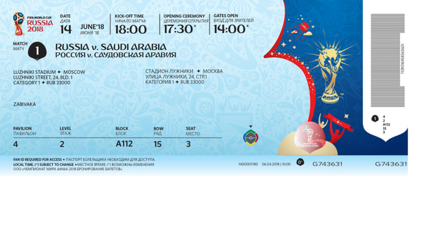 Soccer Ticket - 22+ Examples, Format, Sample | Examples