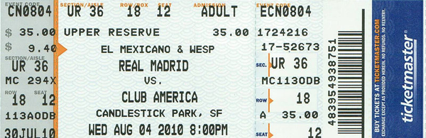 Soccer Ticket - 22+ Examples, Format, Sample | Examples
