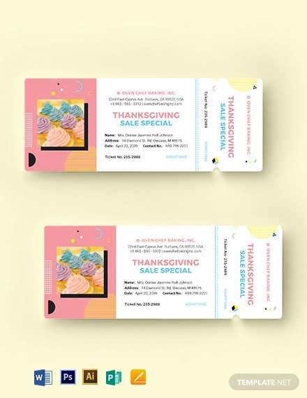 Sale Ticket - 16+ Examples, Format, Sample | Examples