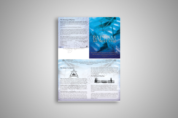 Baptism Brochure - 15+ Examples, Format, Pdf | Examples