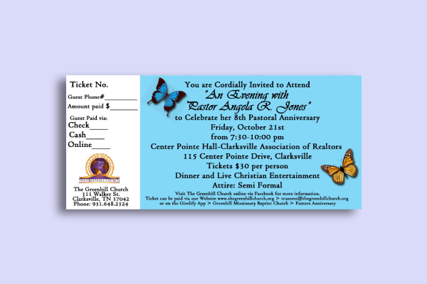 Church Ticket - 14+ Examples, Format, Sample | Examples