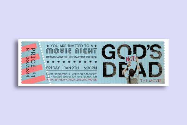 Church Ticket - 14+ Examples, Format, Sample | Examples