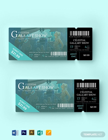 Church Ticket - 14+ Examples, Format, Sample | Examples