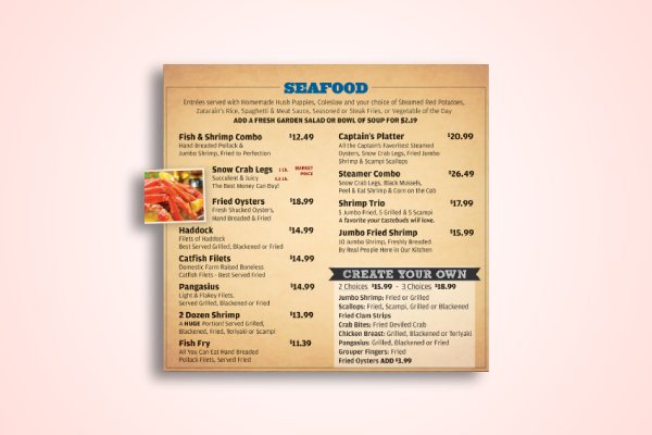 Seafood Menu - 15+ Examples, Format, Pdf | Examples