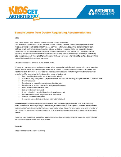 Doctor's Note for School - 10+ Examples, Format, Pdf | Examples