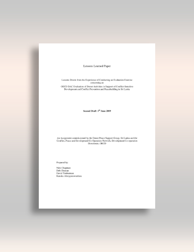 Lesson Report - 10+ Examples, Format, Pdf | Examples