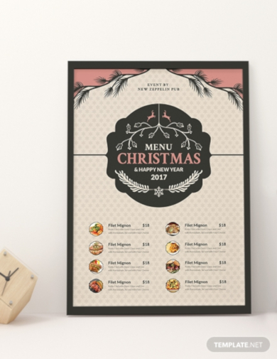 Best Holiday Menu Examples - 10+ Templates [Download Now] | Examples