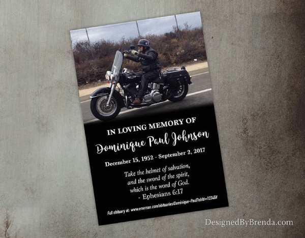 Funeral Postcard - 10+ Examples, Format, Pdf | Examples