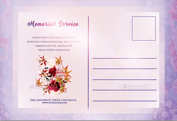 Funeral Postcard - 10+ Examples, Format, Pdf | Examples