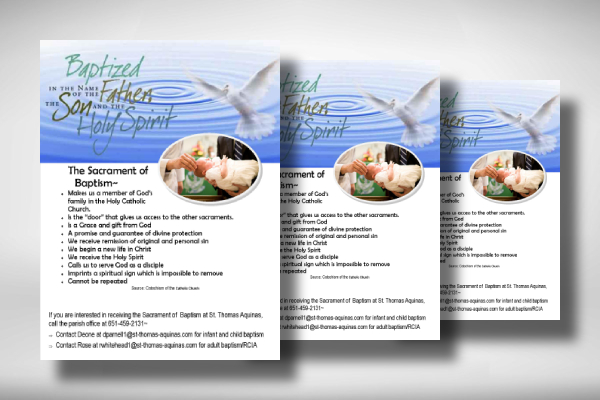 Baptism Flyer - 15+ Examples, Format, Pdf | Examples