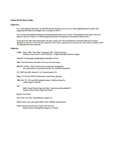 Medical SOAP Note 10 Examples Format Pdf Examples