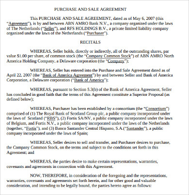 Property Sale Agreement - 13+ Examples, Format, Pdf | Examples