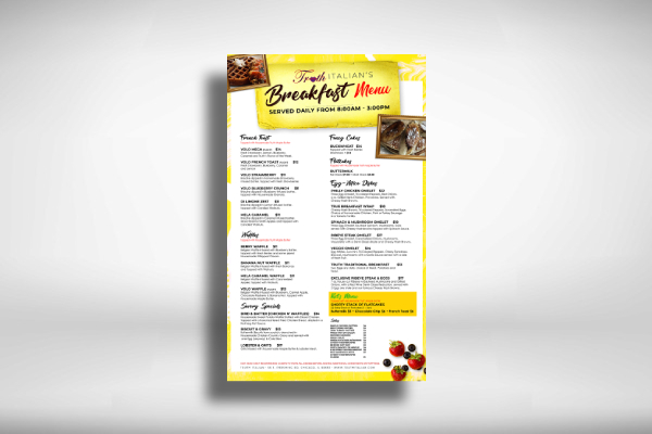 Breakfast Menu - 5+ Examples, Format, Pdf | Examples