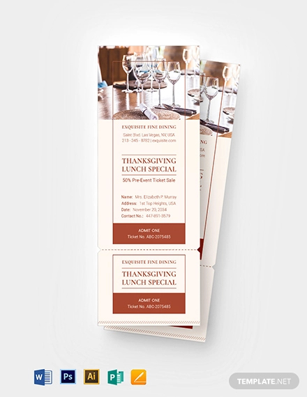 Sale Ticket - 16+ Examples, Format, Sample | Examples