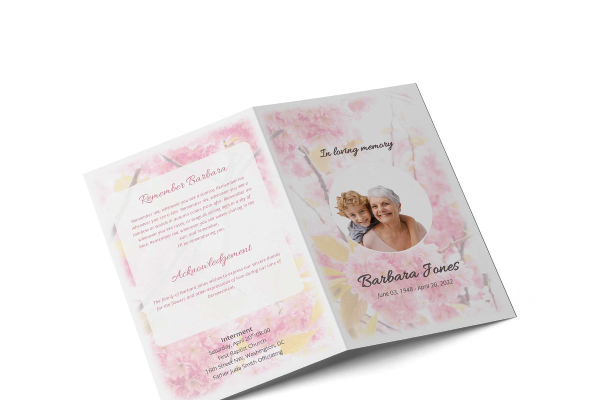 Obituary Brochure - 15+ Examples, Format, Pdf | Examples