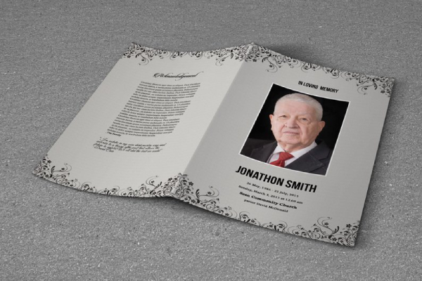 Obituary Brochure - 15+ Examples, Format, Pdf | Examples