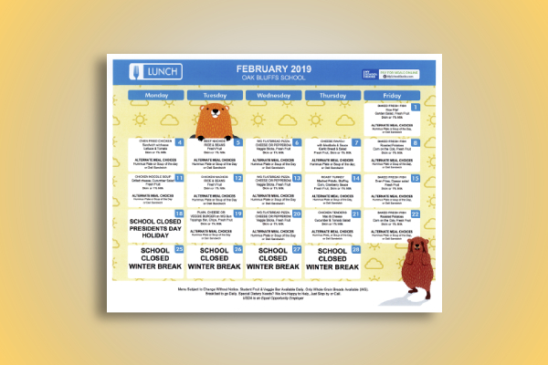 School Menu - 21+ Examples, Format, Pdf | Examples