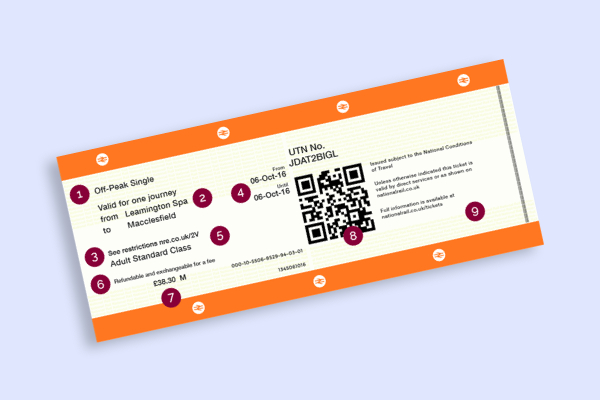 Train Ticket - 9+ Examples, Format, Sample | Examples