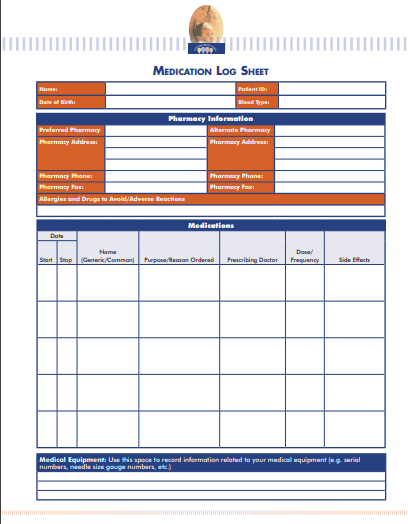 Medication Log - 5+ Examples, Format, Pdf | Examples