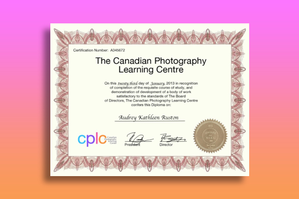 Photography Certificate - 12+ Examples, Format, Pdf | Examples