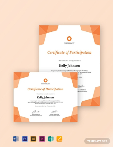 Photography Certificate - 12+ Examples, Format, Pdf | Examples