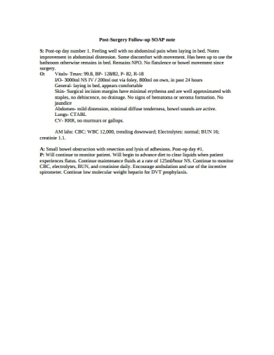 Medical SOAP Note - 10+ Examples, Format, Pdf | Examples