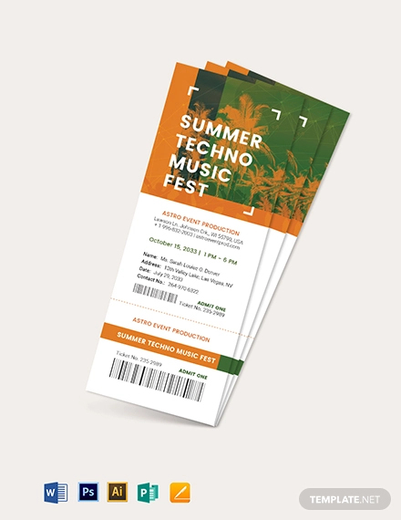 Sale Ticket - 16+ Examples, Format, Sample | Examples