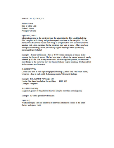 Medical SOAP Note - 10+ Examples, Format, Pdf | Examples