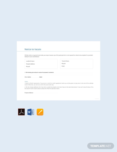 How To Write A Notice To Vacate Letter How To Write A Notice To 
