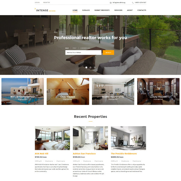 17+ Best One Page Real Estate Website Examples & Templates 2023 ...