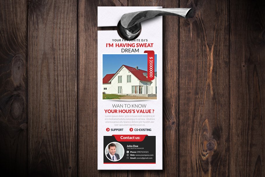 Door Hanger Template