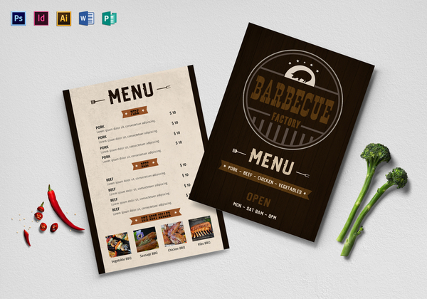 BBQ Menu - 6+ Examples, Format, Pdf | Examples