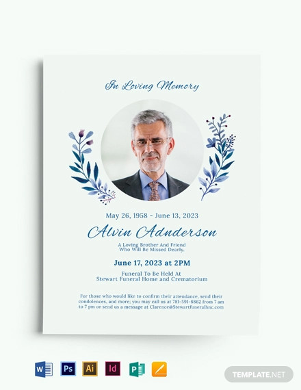 Funeral Flyer 18 Examples Format Pdf Examples