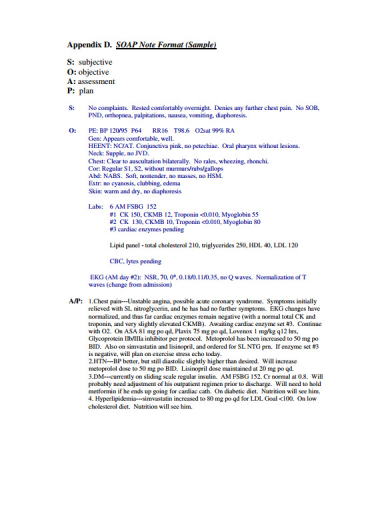 Medical SOAP Note 10 Examples Format Pdf Examples