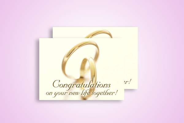 Wedding Congratulation Card - 5+ Examples, Format, Pdf | Examples