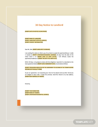 How To Write A Notice To Vacate Letter How To Write A Notice To 