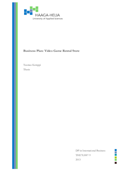 Rental Business Plan - 11+ Examples, Format, Pdf | Examples