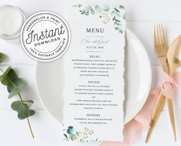Baptism Menu - 22+ Examples, Format, Pdf | Examples